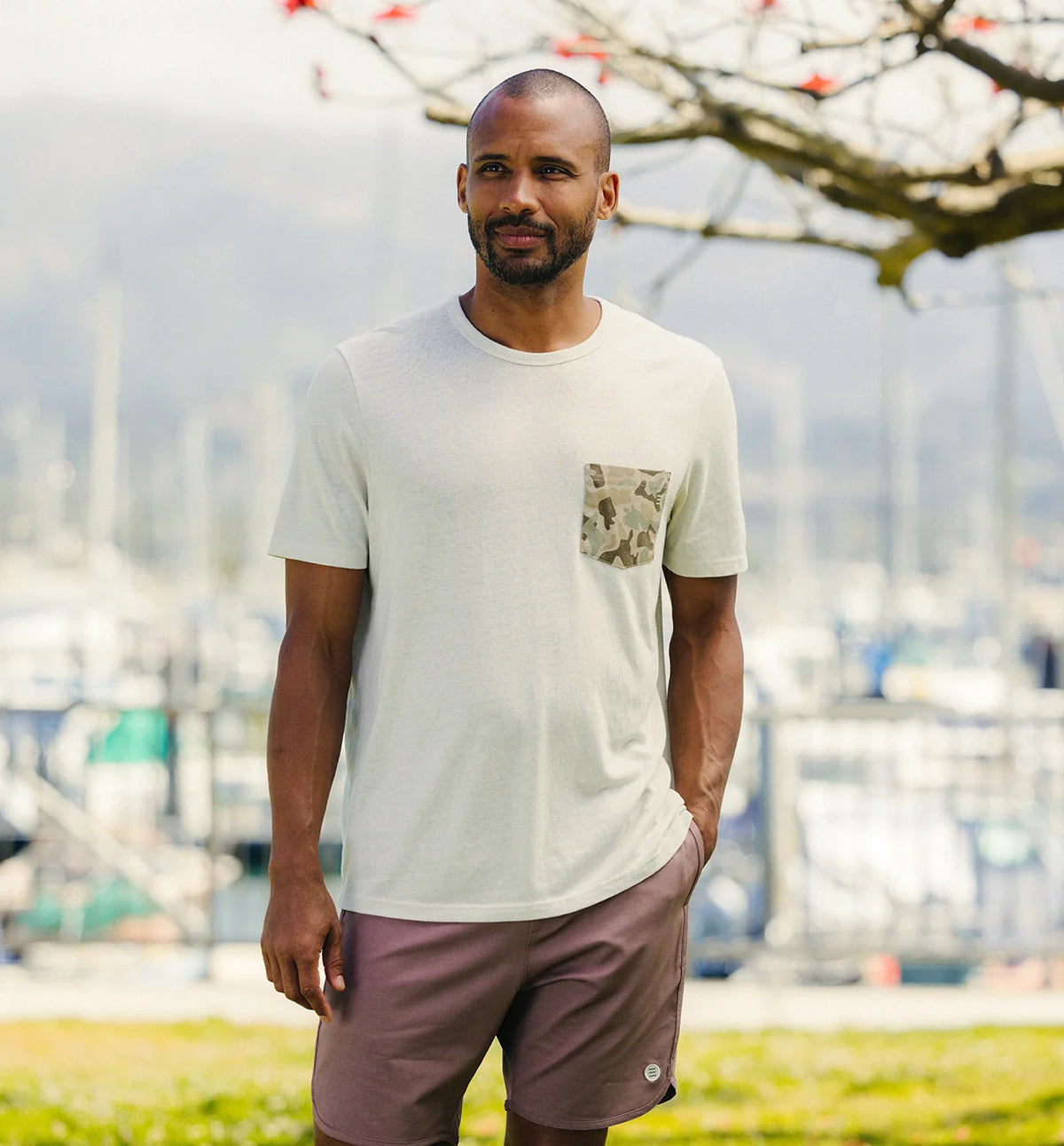 Barrier Island Camo Pocket Tee | High Pines Outfitters