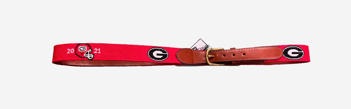 UGA National Championship Needlepoint Belt | High Pines Outfitters