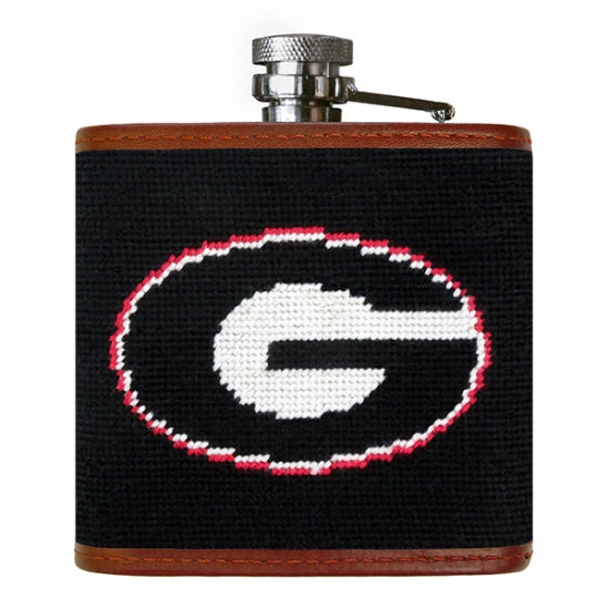 Georgia- Needlepoint Flask | High Pines Outfitters